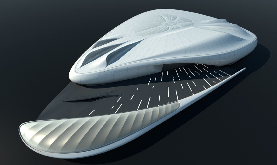 Sophon ship design inspired by Zaha Hadid? - Endless Space